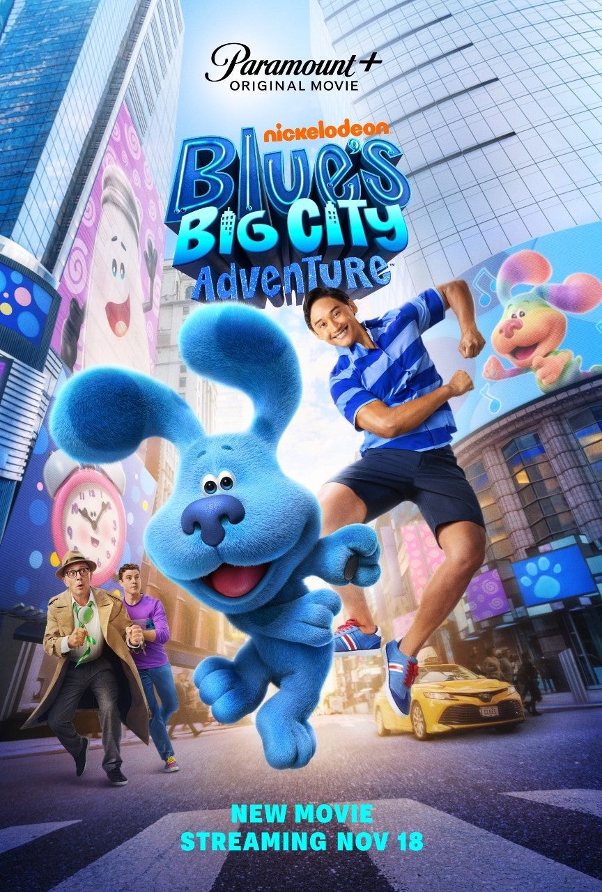 'Blue's Clues' Movie Trailer Brings Hosts Steve, Joe and Josh Together for NYC Adventure ...